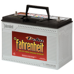 12V 925CCA 1050CA 100Ah 190RC Stud Deka Fahrenheit VRLA Battery - 24/36 ...