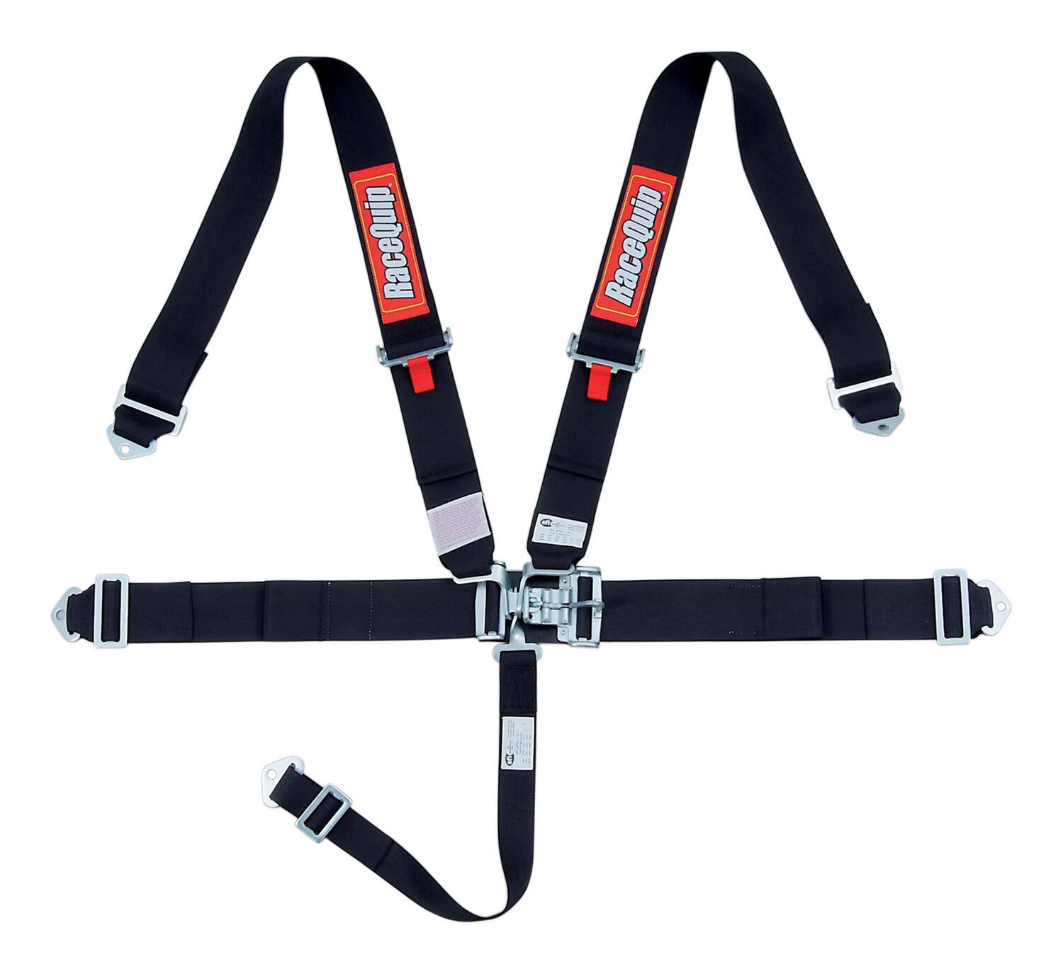 RACEQUIP 5-POINT RACING SEAT BELTS, BLACK - Carolina Racing Supply
