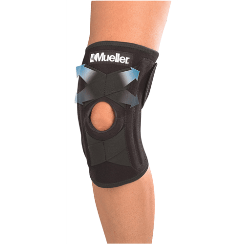 MUELLER KNEE STABILIZER SELF ADJUSTING ONE SIZE FITS MOST - Trainers Choice