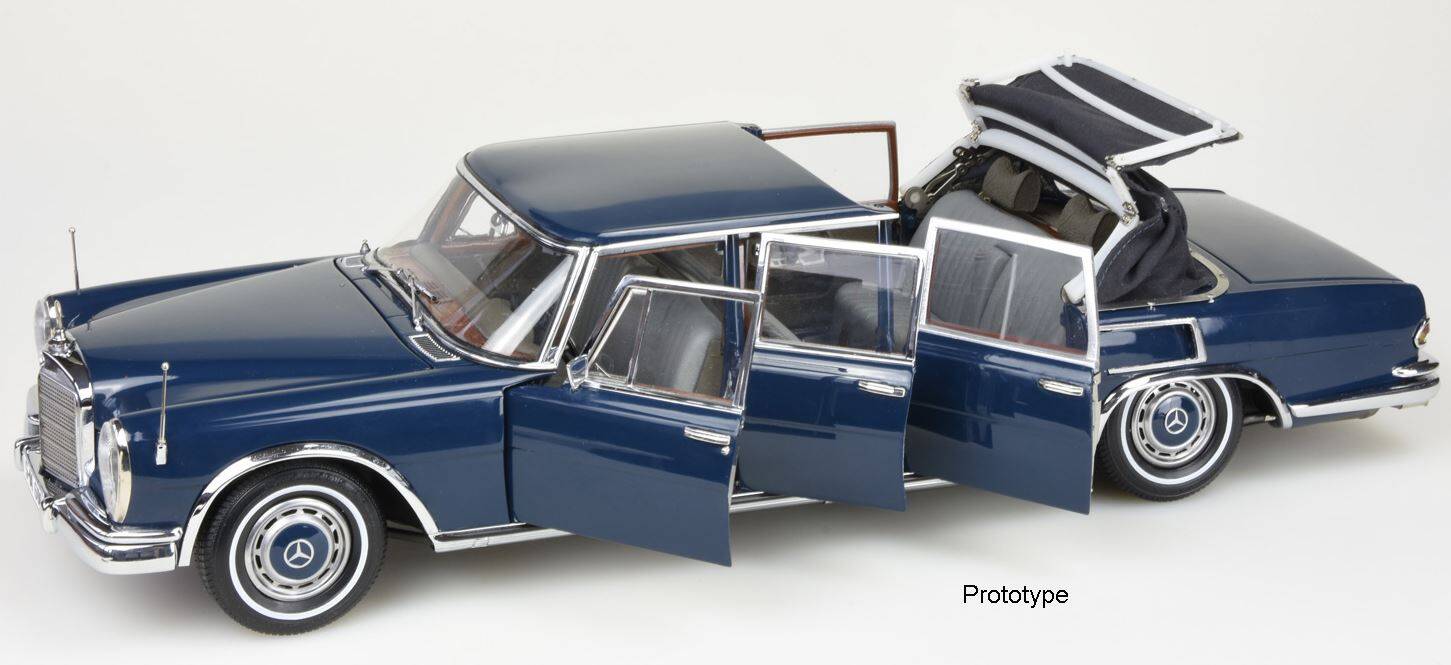 Mercedes-Benz 600 Pullman W100 Landaulet 6 Door Convertible CMC 1:18 ...