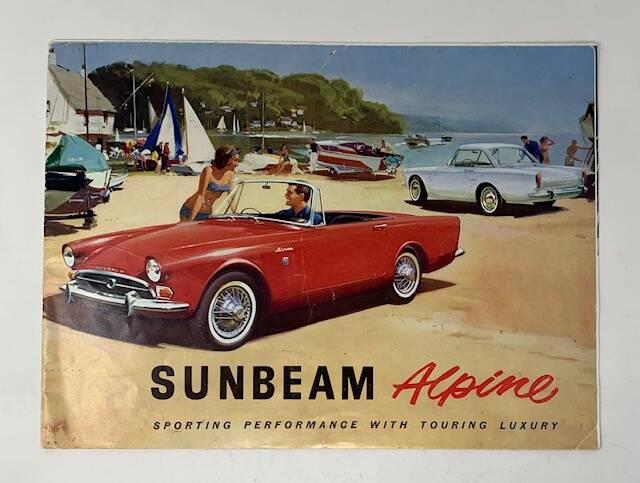 Sunbeam Alpine Sales Catalog-Brochure | eAutomobilia the online division of Wilkinson's Automobilia