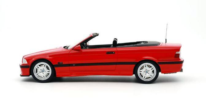 BMW E36 M3 Convertible red - Otto 1:18 Diecast | eAutomobilia the ...