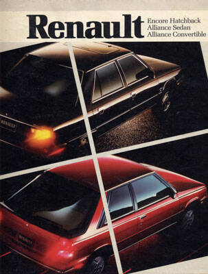 1986 RENAULT Encore & Alliance Sales Catalog-Brochure | eAutomobilia ...