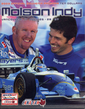 2003 Vancouver Indy Official Racing Program | eAutomobilia the online ...