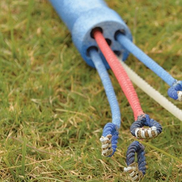 Classic Calf String Tube Blue - The Horse Barn