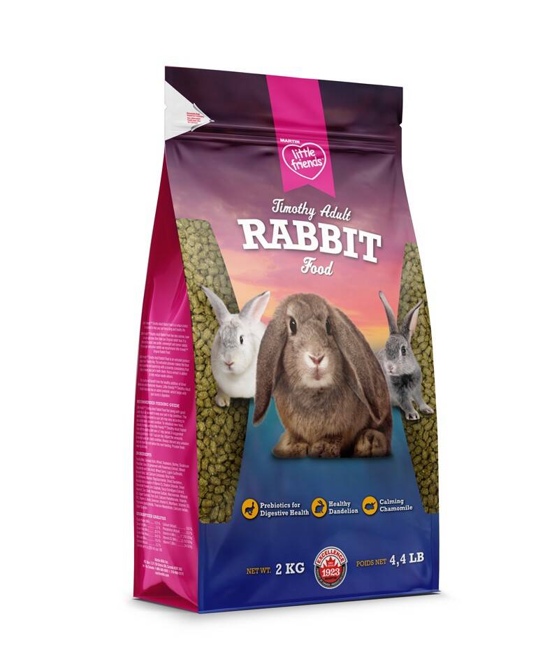 Martin Little Friends Timothy Adult Rabbit Food 2KG - Manchester Pet ...